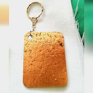 BQ&K! | Jewelry | New Handmade Keychain Bag Tag Copper Muro2 Gold ...